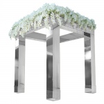 Mirror Chuppah Gold - Ruth Fischl Event Rental